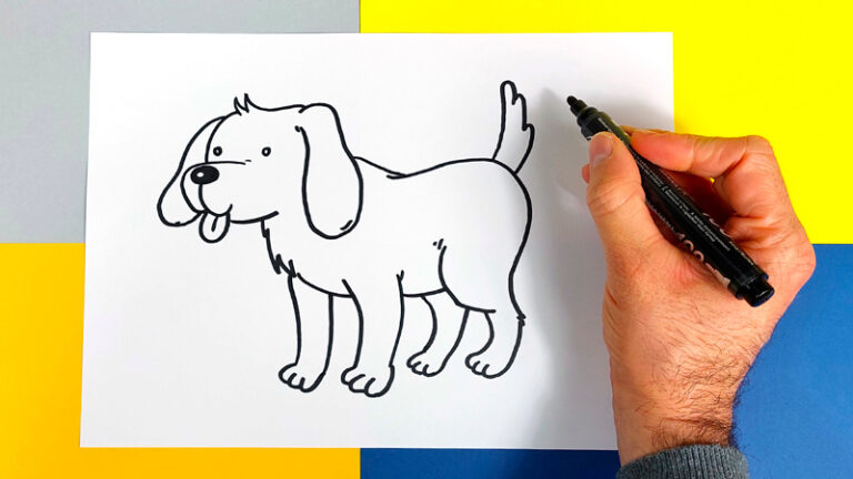 [Tuto dessin facile] Comment dessiner un chien